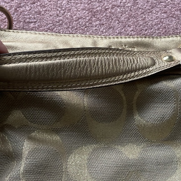 Coach | Bags | Coach Bag In Color Gold | Poshmark